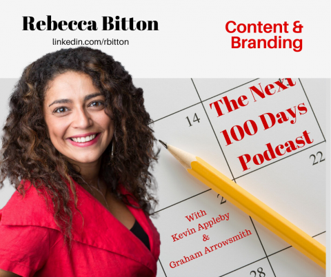 #230 Rebecca Bitton - Content and Branding - The Next 100 Days Podcast
